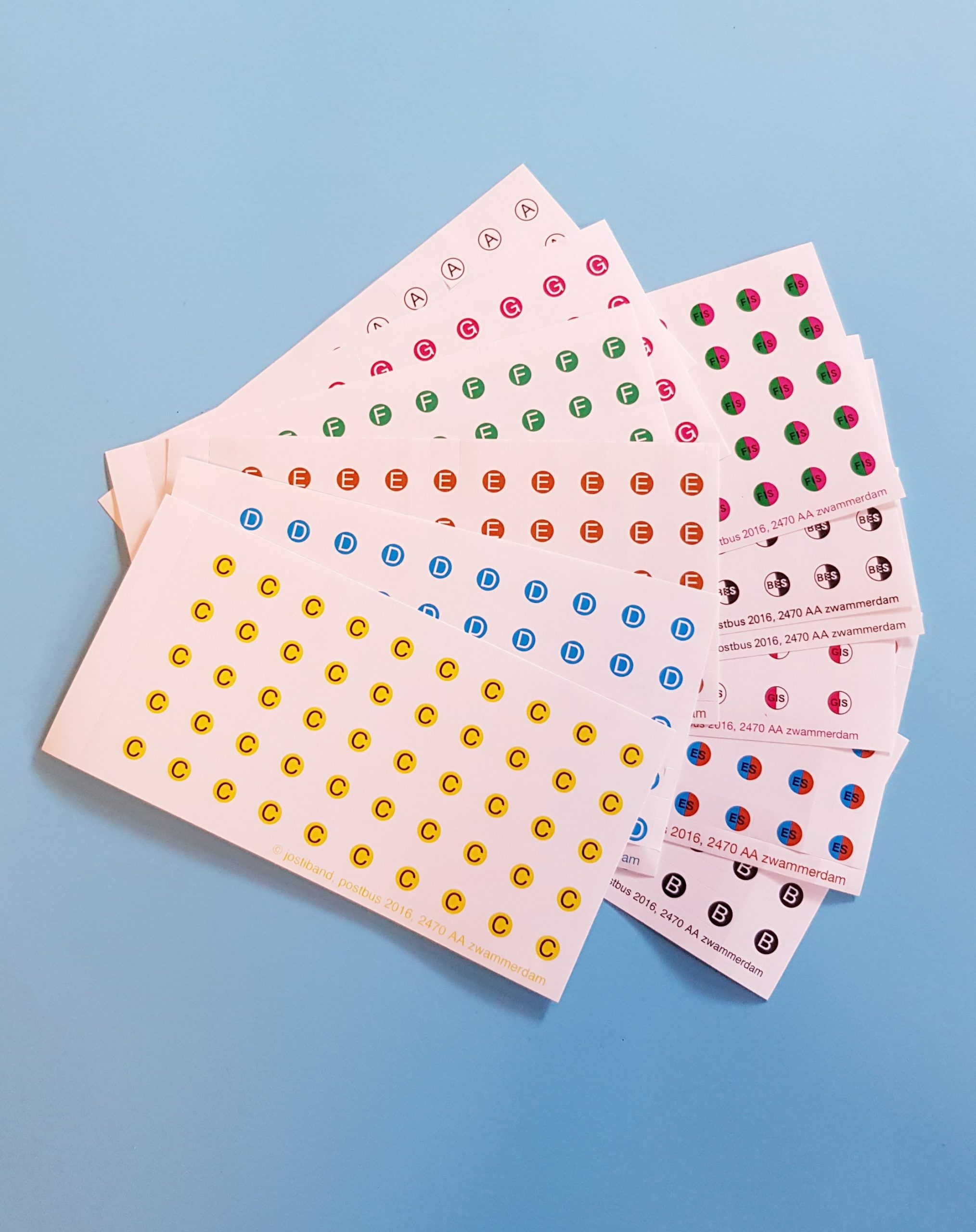 Muziek - Zelfklevende codeerstickers voor melodie - Jostiband